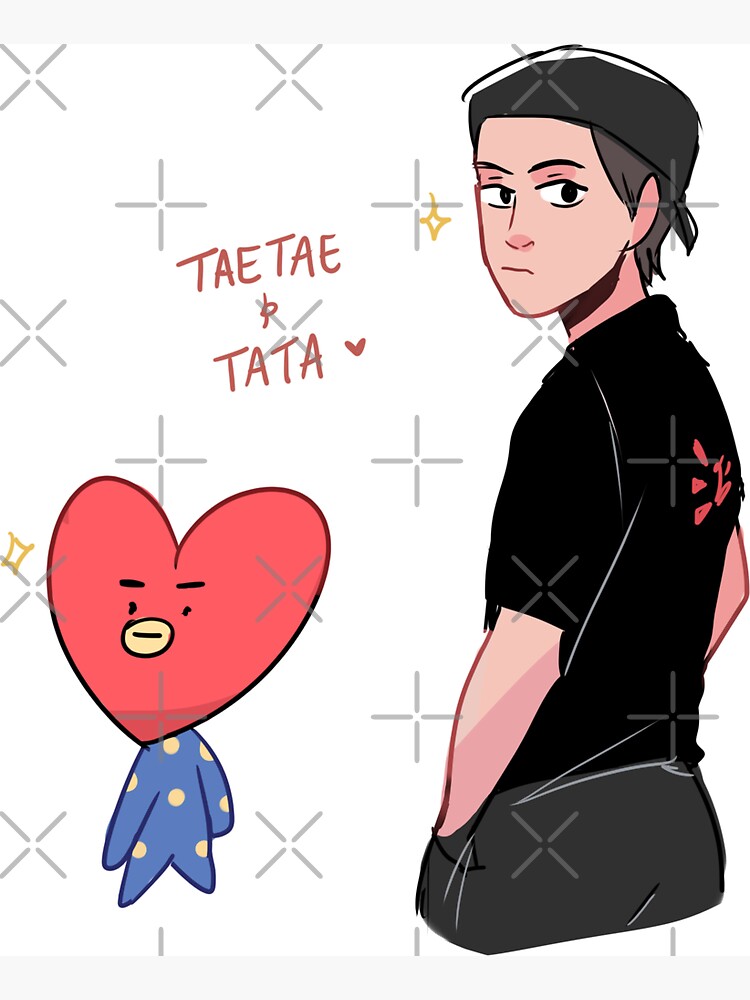 "BTS: TAETAE & TATA" Magnet for Sale by randomsplashes | Redbubble