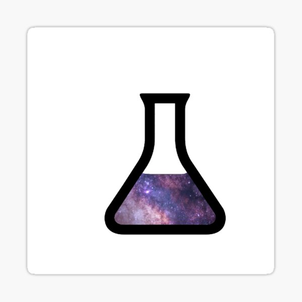 "Erlenmeyer flask" Sticker for Sale by kalistacshields | Redbubble