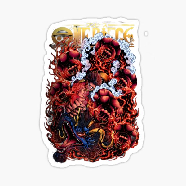 "Luffy gear 5 " Sticker for Sale by Anime8kbuy | Redbubble
