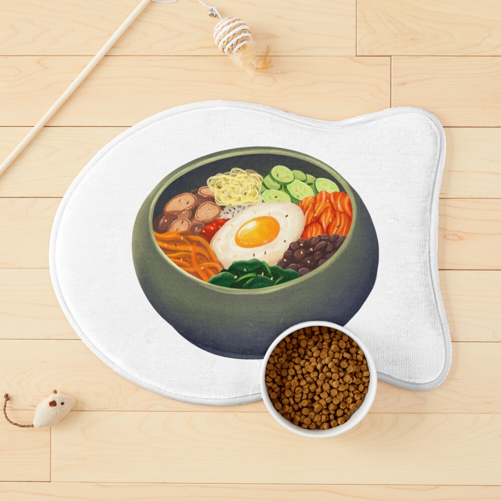 "Bibimbap" Sticker for Sale by rawmawr | Redbubble