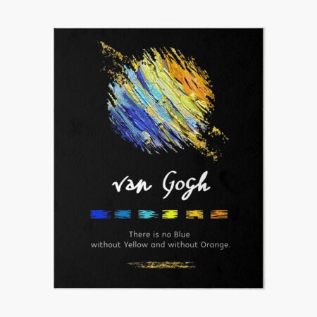 "Vincent Van Gogh. Poem Quote Art. Artist Gifts. " Art Board Print for ...