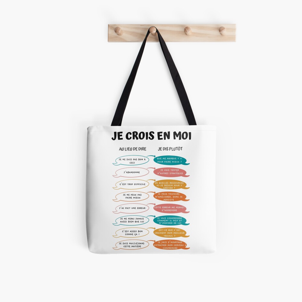 "Affirmation poster for kid's self-confidence, in French" Poster by ...