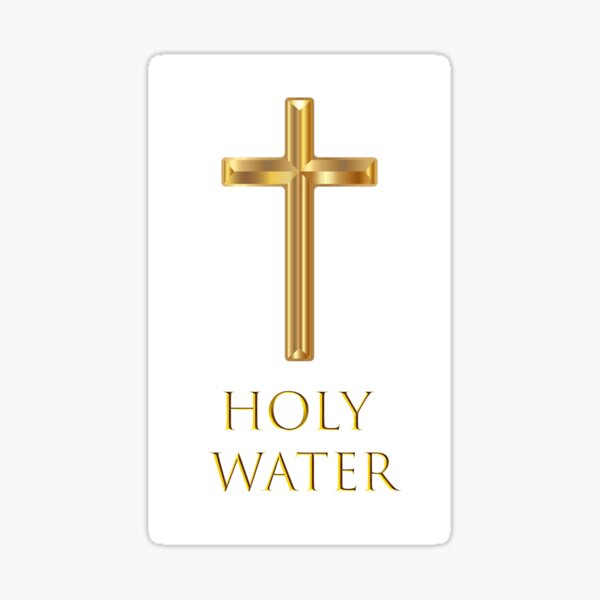"Holy Water" Sticker for Sale by Richard Velebný | Redbubble