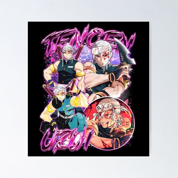 "Tengen Uzui" Poster for Sale by Anime8kbuy | Redbubble