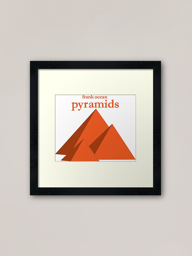 "Frank Ocean - Pyramids" Framed Art Print by wholemrgrumpy | Redbubble