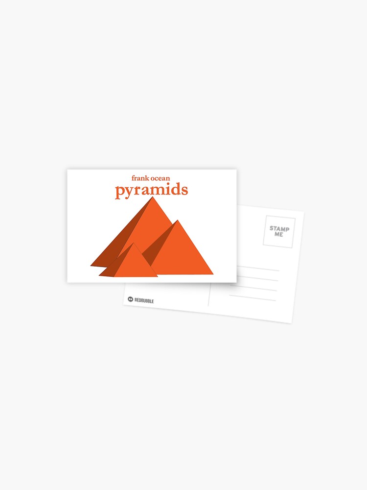 "Frank Ocean - Pyramids" Postcard for Sale by wholemrgrumpy | Redbubble