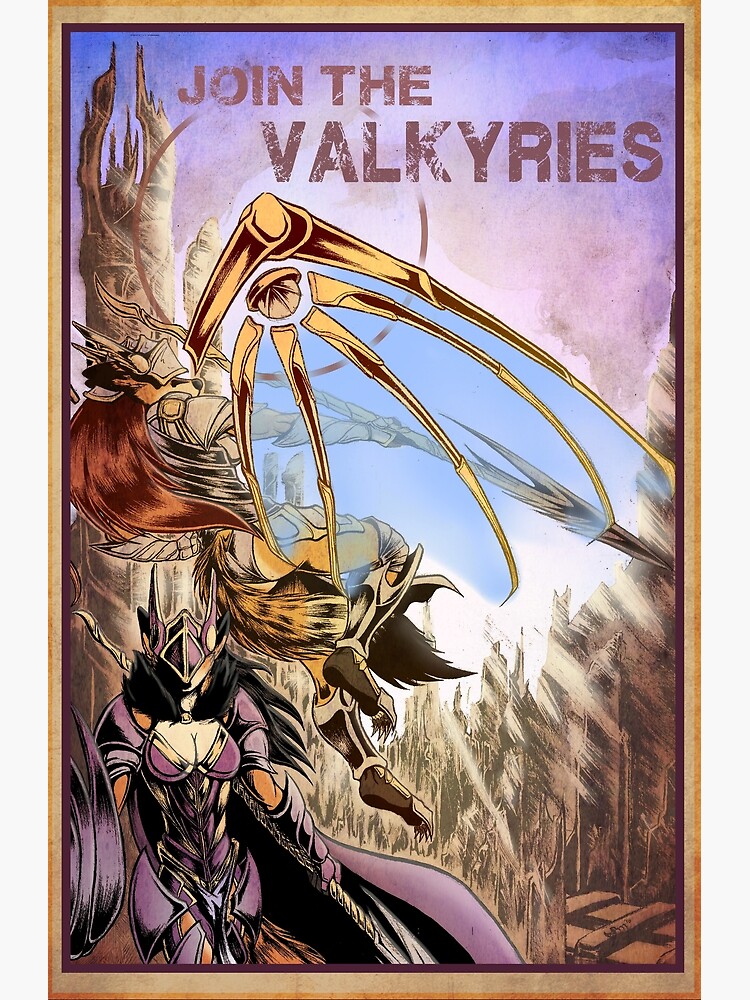 "Valkyrie Poster" Poster by Boneitis | Redbubble