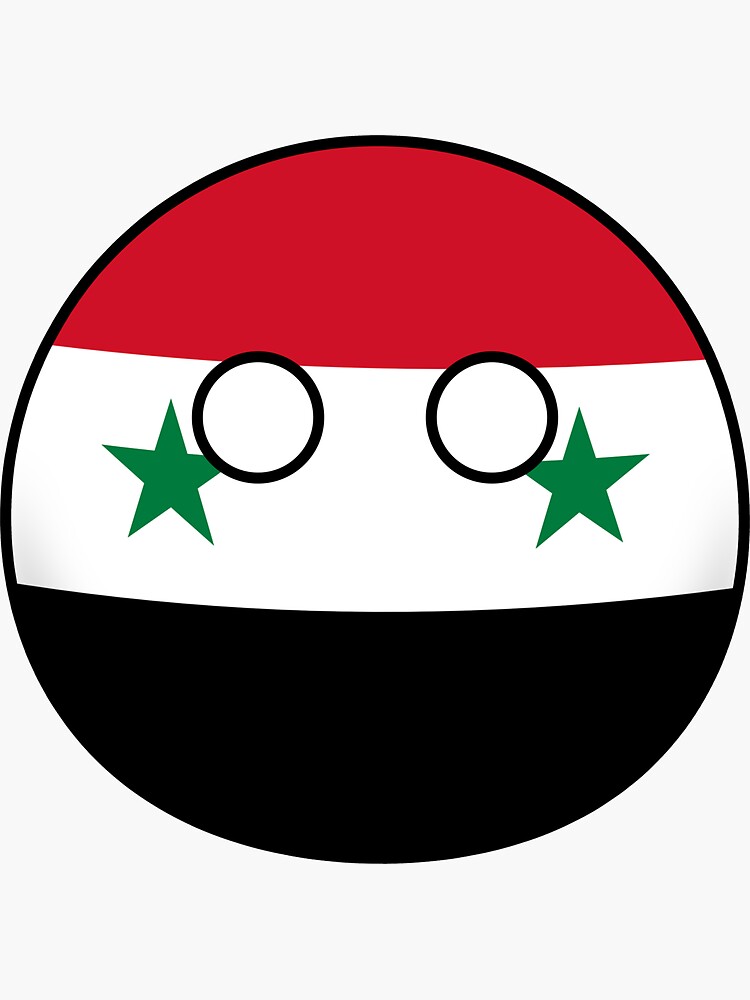 "Syria Countryball" Sticker for Sale by Candie-Shop | Redbubble