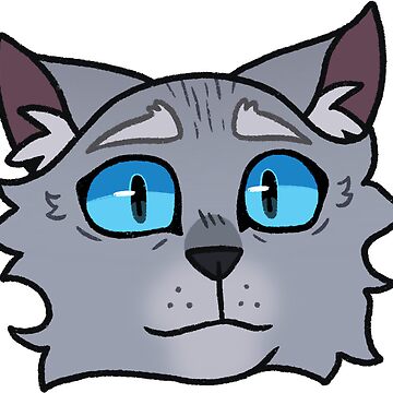 "Warrior Cats: Bluestar (Graphic Novel style)" Sticker for Sale by ...