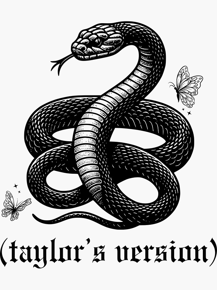 "Taylor Swift Reputation Taylor’s Version Snake and Butterflies ...