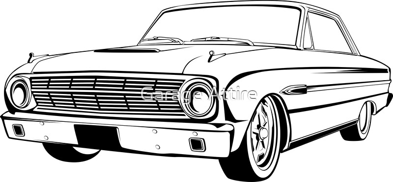 "1963 Ford Falcon Sprint Vintage Classic Car Mens T shirt Tee Top T ...
