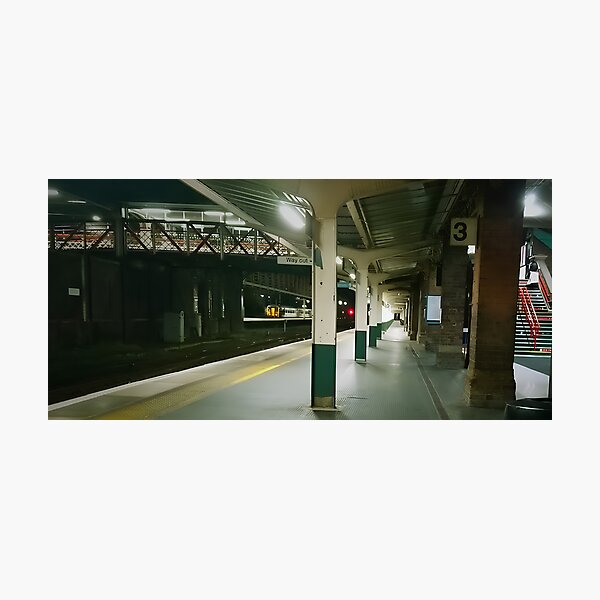 "Empty Train Station | Liminal Spaces " Photographic Print for Sale by ...