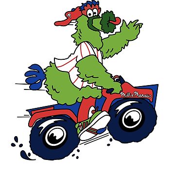 "Phillie Phanatic" Sticker for Sale by FaceToFinish | Redbubble