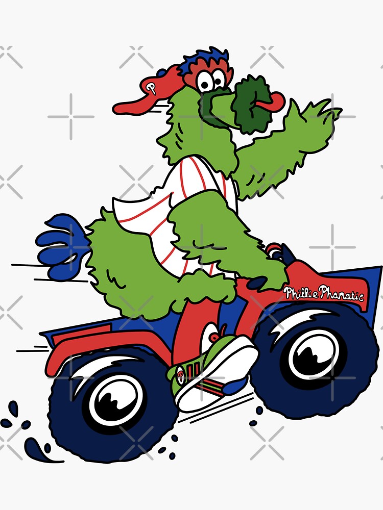 "Phillie Phanatic" Sticker for Sale by FaceToFinish | Redbubble