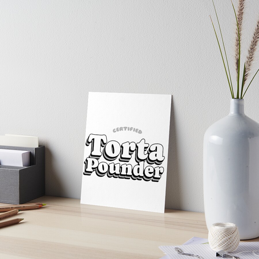 "Certified Torta Pounder T-Shirt" Sticker for Sale by FutureFits ...