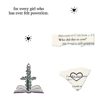 "Powerless pack" Sticker for Sale by grcatarina | Redbubble