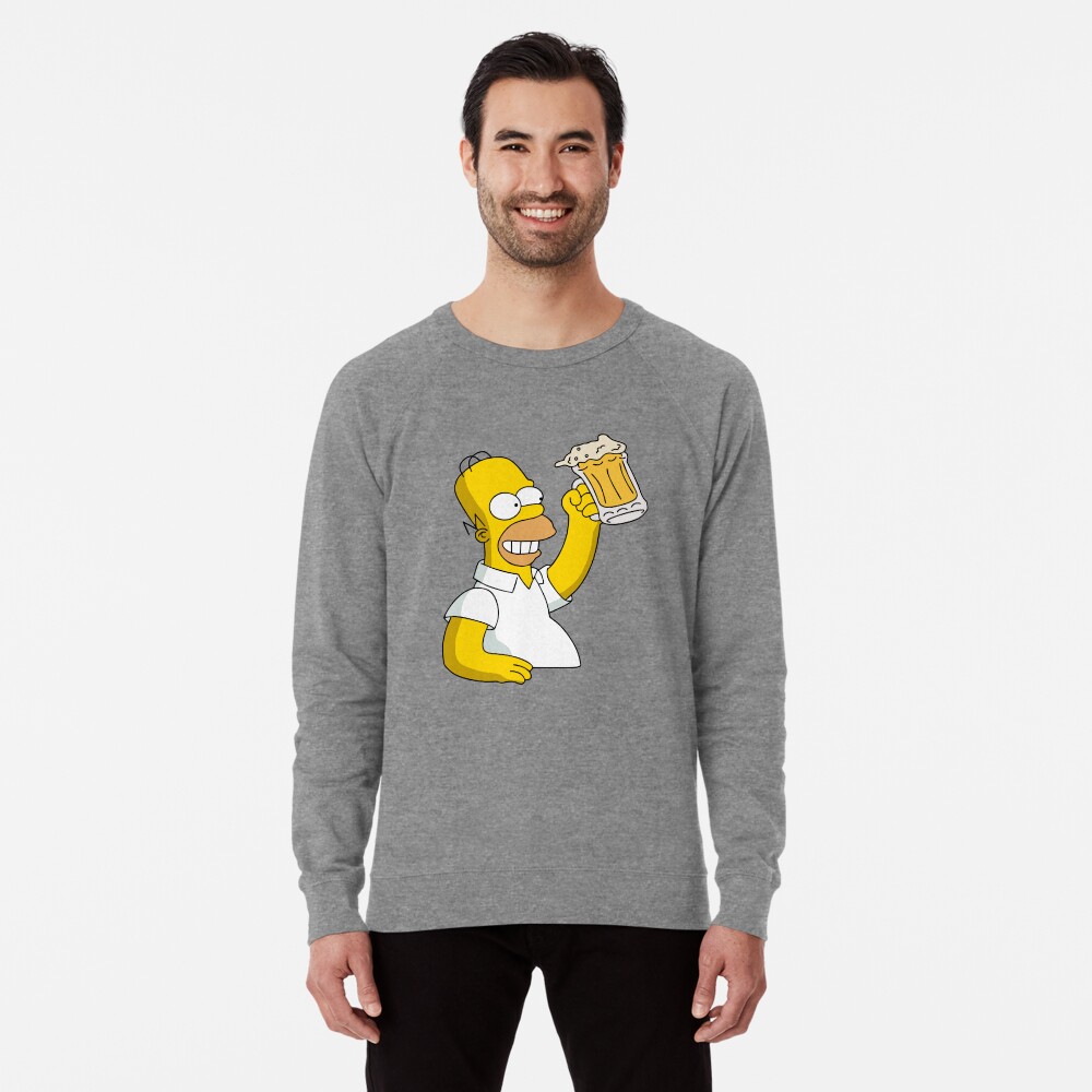 "Homer Simpson holding beer duff" Sticker for Sale by Burak ...