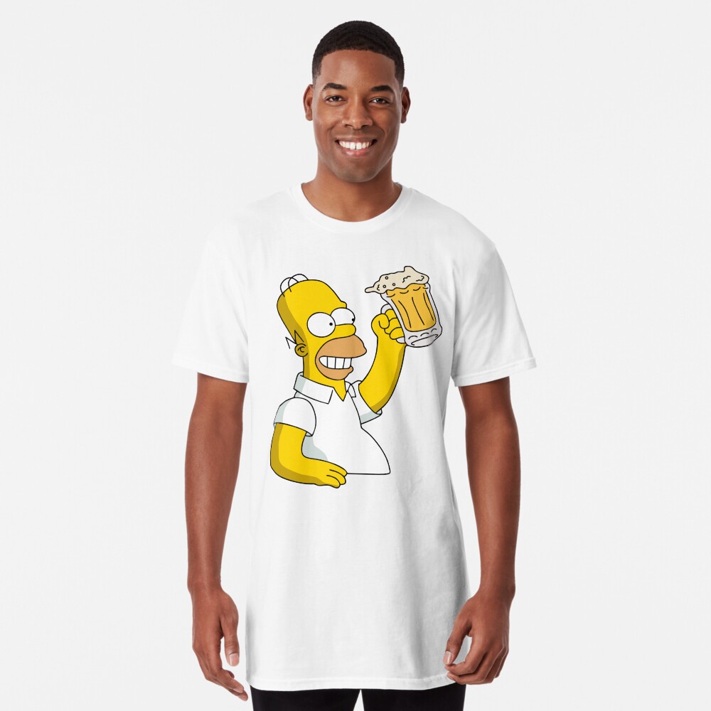 "Homer Simpson holding beer duff" Sticker for Sale by Burak ...