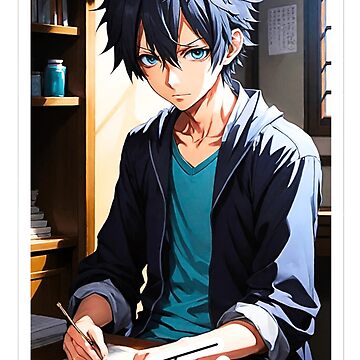 "Ttpd The Tortured Poets Department Anime Boy" Art Board Print for Sale ...