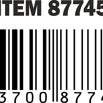 "Costco chicken barcode rotisserie chicken label 87745" Sticker for ...