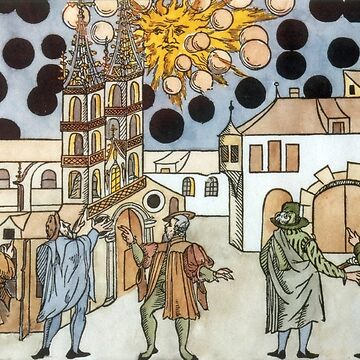 "1566 celestial phenomenon over Basel" Photographic Print for Sale by ...