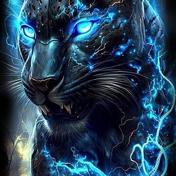 "magical panther" Sticker for Sale by Kosm1kuniverse | Redbubble