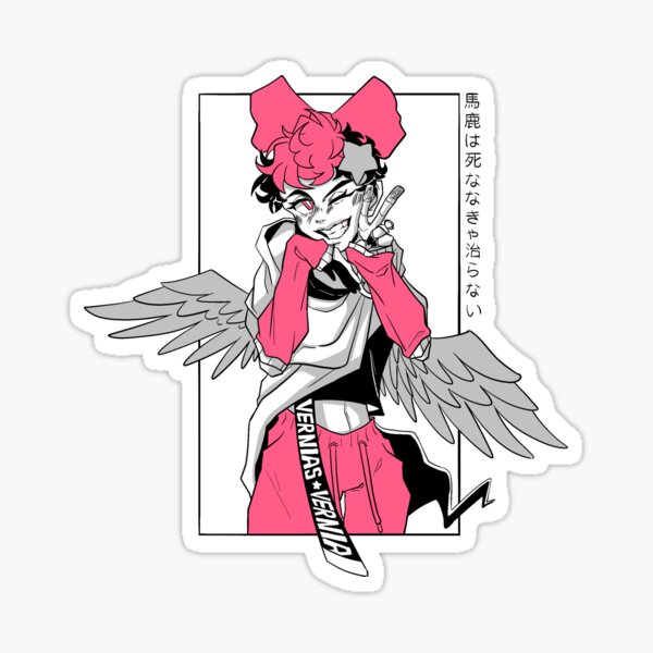 "Vernias GamerSupps Waifu" Sticker for Sale by RAMYUNE-WAV | Redbubble