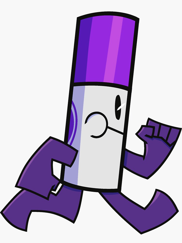 "Marker BFDI" Sticker for Sale by RinRinTGB | Redbubble
