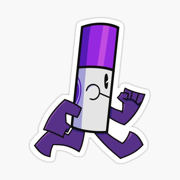"Marker BFDI" Sticker for Sale by RinRinTGB | Redbubble