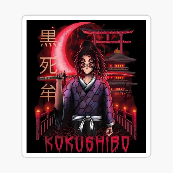 "Demon Slayer Kokushibo" Sticker for Sale by Anime8kbuy | Redbubble