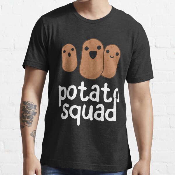 "Potato Squad - Funny Potato Shirt, Potatoes Vegetarian Gift" T-shirt ...