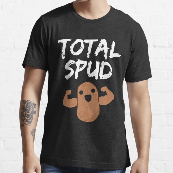 "Total Spud - Funny Potato Shirt, Workout Bodybuilding Stud" T-shirt ...