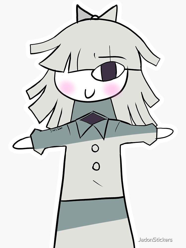 "Claire Fundamental paper education T-pose" Sticker for Sale by ...