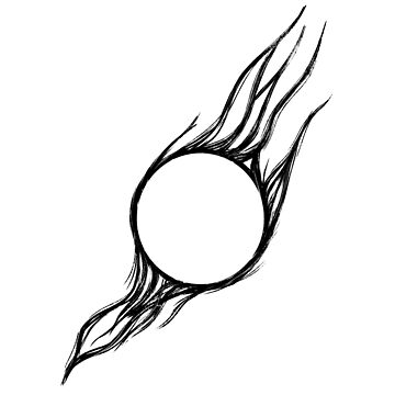 "Gale's Mark in Black - Baldur's Gate 3" Sticker for Sale by Beware ...