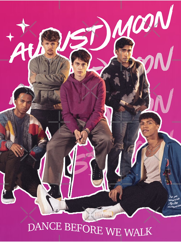 "August Moon Band Poster Dance Before We Walk" Sticker for Sale by ...