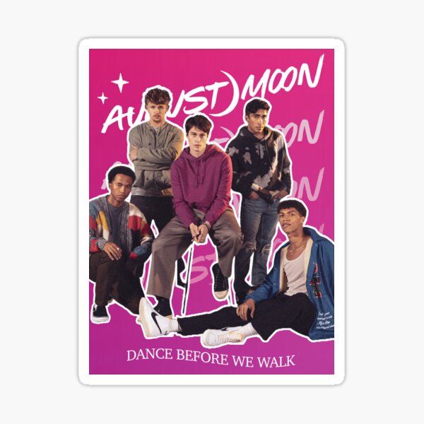 "August Moon Band Poster Dance Before We Walk" Sticker for Sale by ...