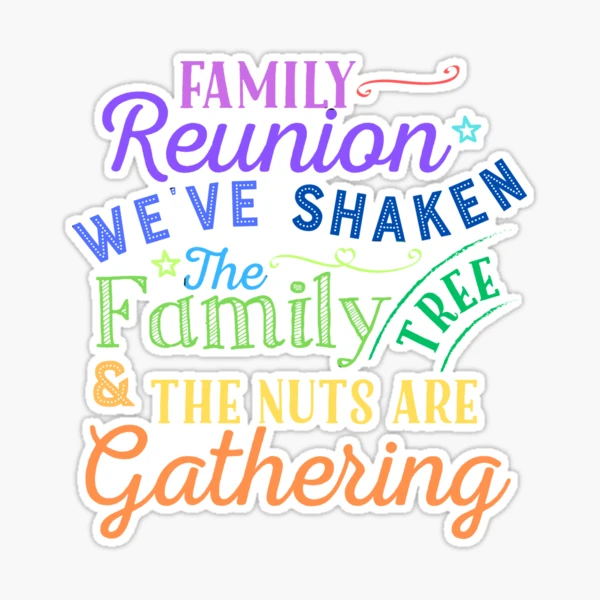 Colorful Family Reunion Tree