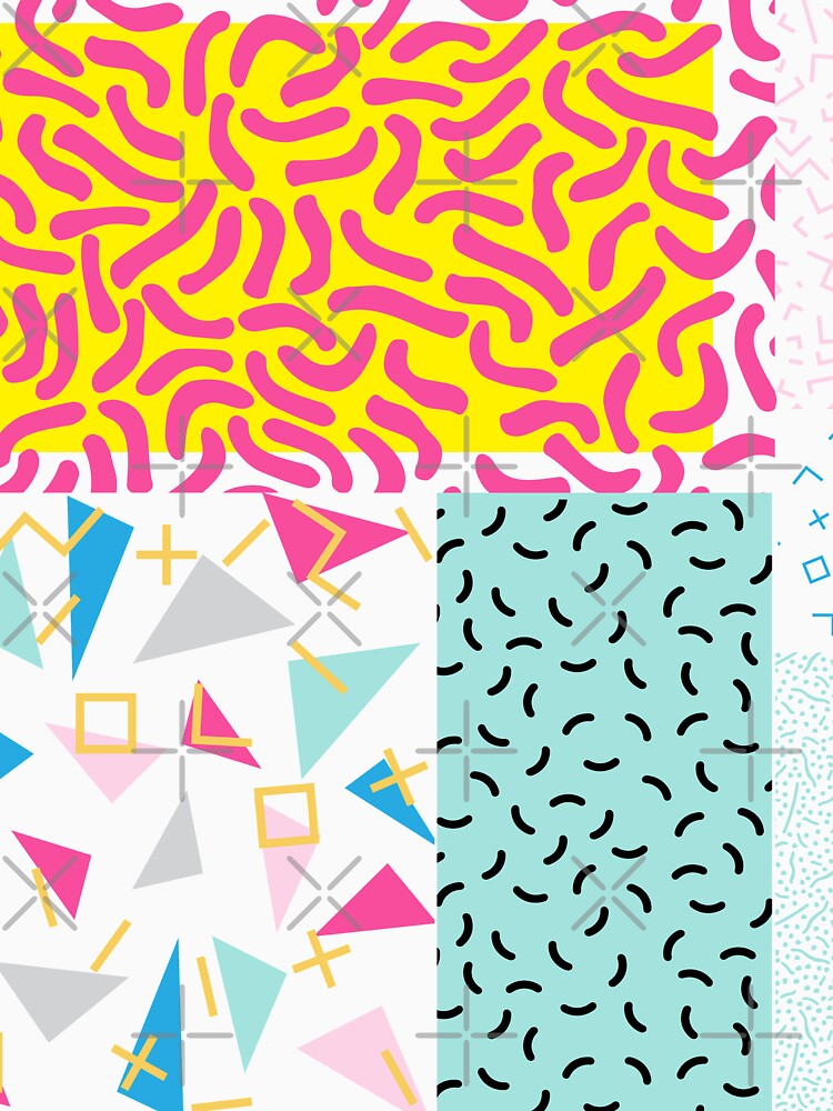 "90's Pattern Funky Colors" T-shirt by tobiasfonseca | Redbubble