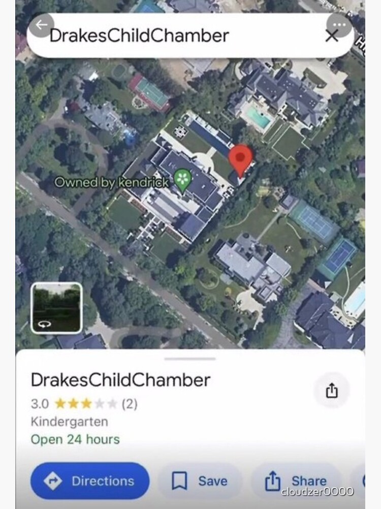 "google map drake diss track meme 2024" Sticker for Sale by ...