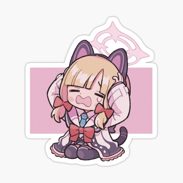 "Momoi - Blue Archive" Sticker for Sale by MuseMelody | Redbubble