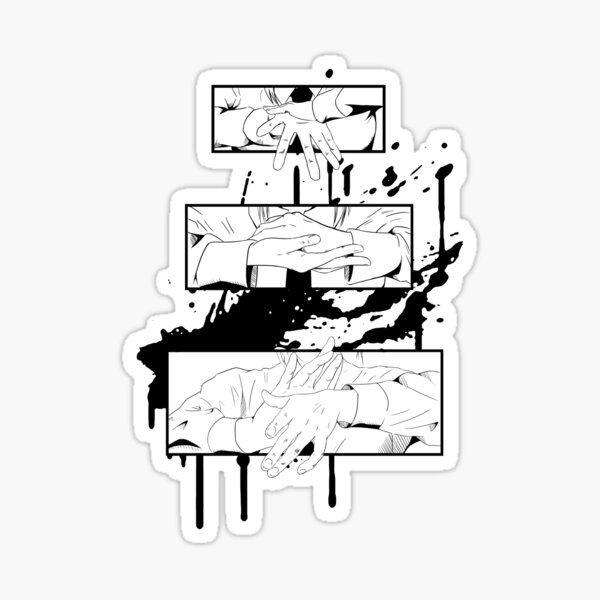 "Hand Splatter" Sticker for Sale by FanWare | Redbubble