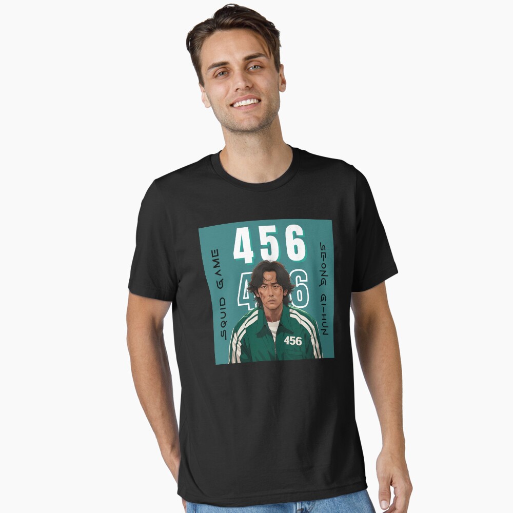 "Squid Game - Player 456 Seong Gi-hun" Sticker for Sale by Trendjoy ...