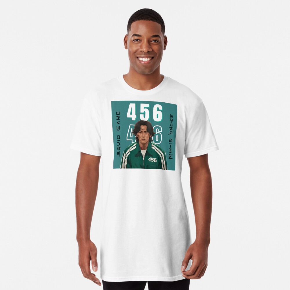 "Squid Game - Player 456 Seong Gi-hun" Sticker for Sale by Trendjoy ...