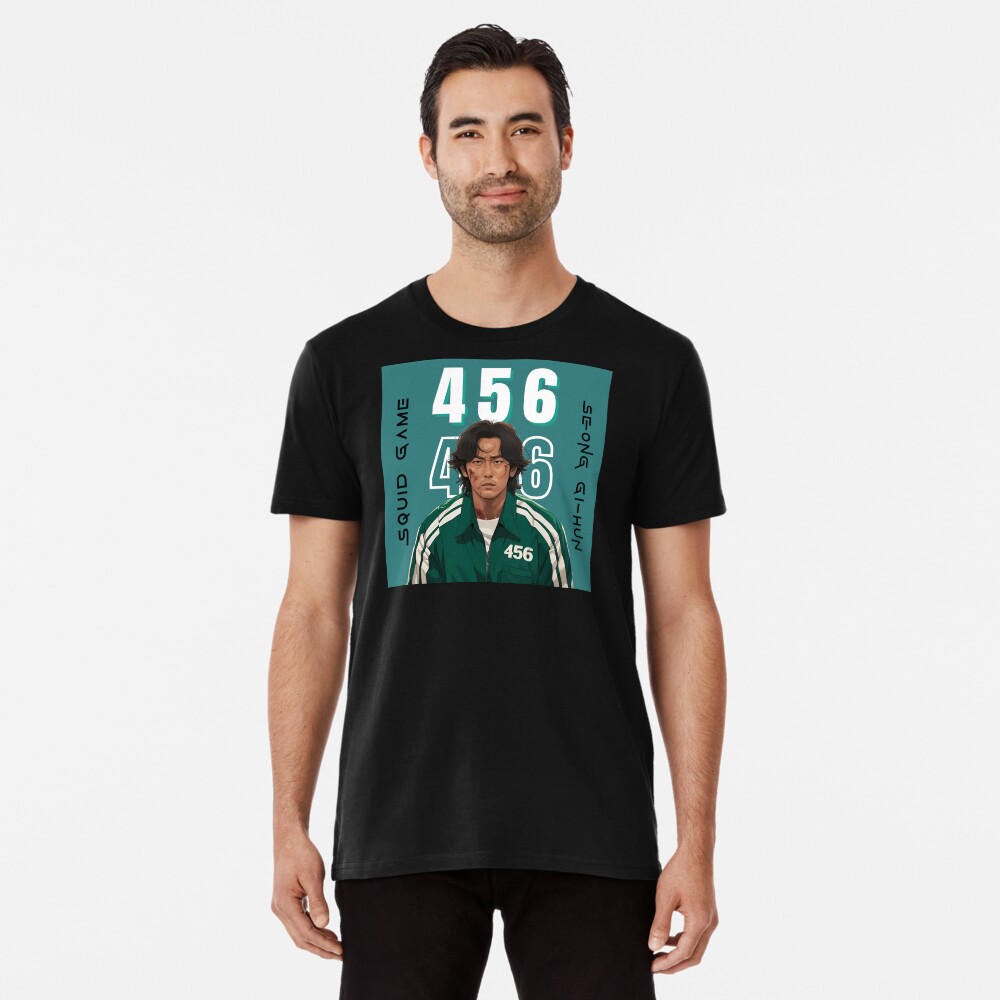 "Squid Game - Player 456 Seong Gi-hun" Sticker for Sale by Trendjoy ...