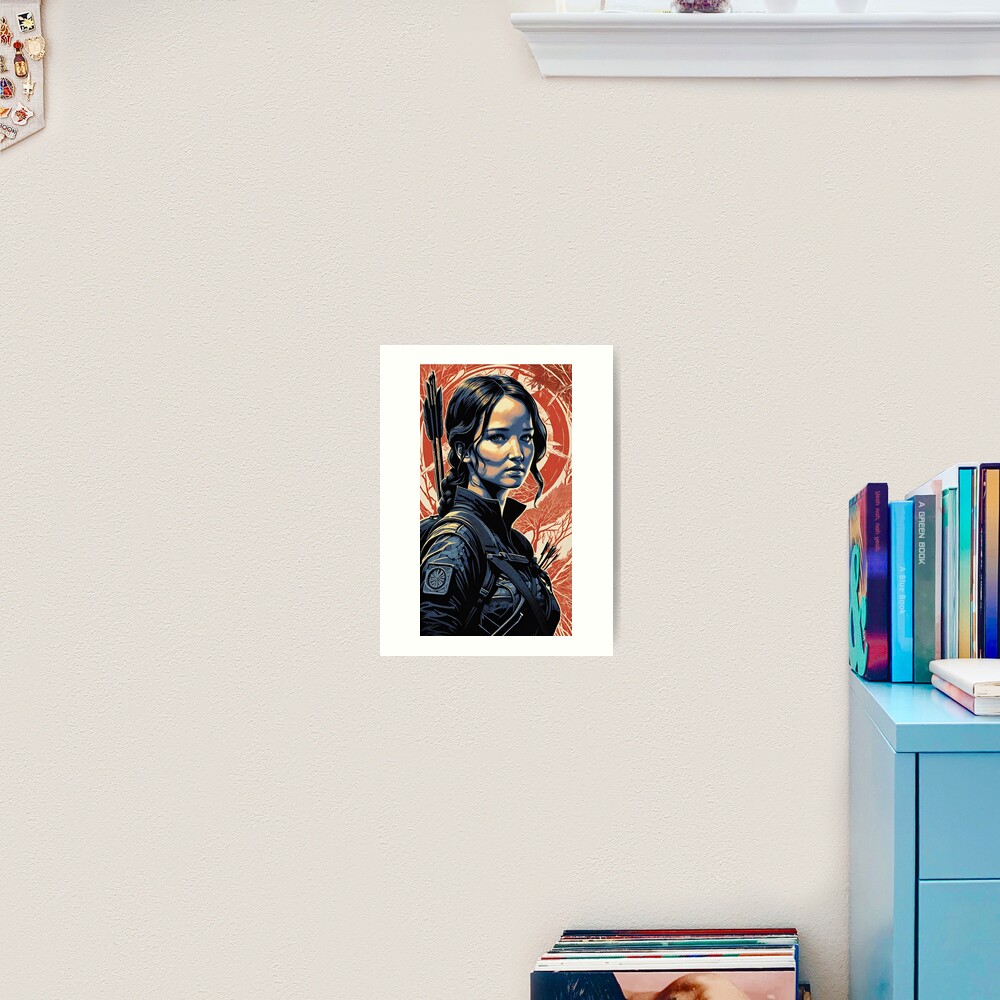 "Katniss Hunger Games Profile" Sticker for Sale by HopeW123 | Redbubble