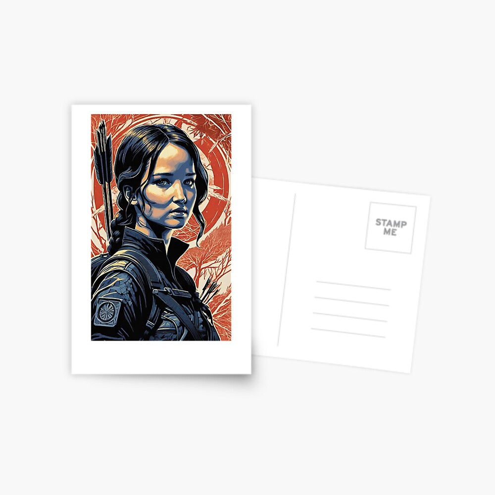 "Katniss Hunger Games Profile" Sticker for Sale by HopeW123 | Redbubble