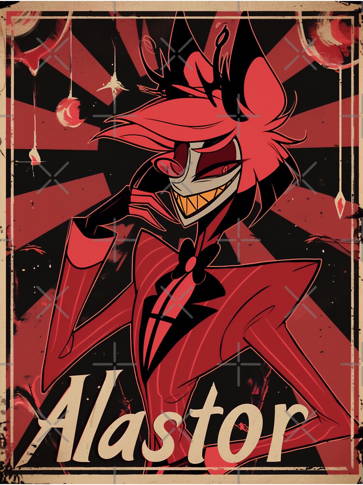 "Vintage Alastor" Sticker for Sale by SchellStation | Redbubble