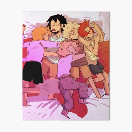 "bakusquad cuddle pile" Art Board Print by KamiraPsycopath | Redbubble