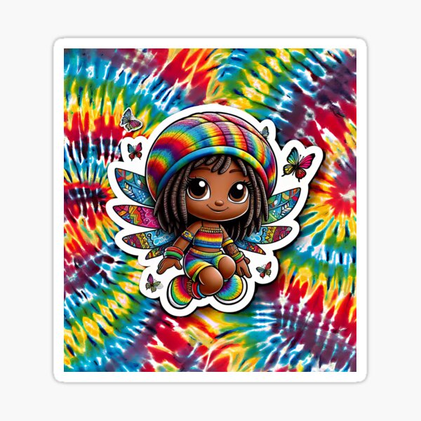 "Rasta Fairy, Cute Little Girl, Black Girl Cartoon, Reggae Rastafairyan ...