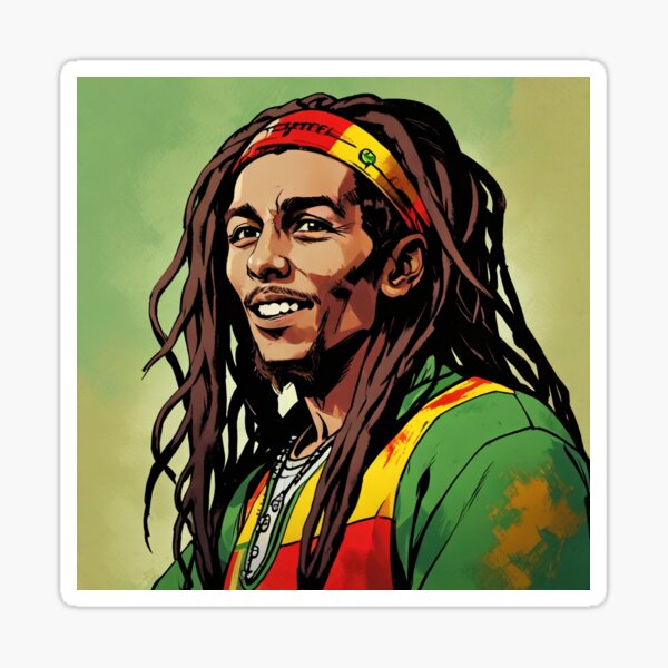 "Bob Marley" Sticker for Sale by Rodrigosantiago | Redbubble